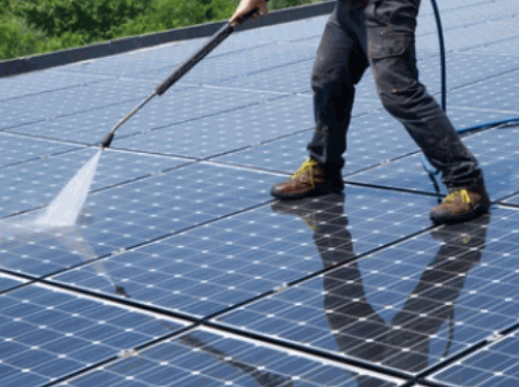 Can You Pressure Wash Solar Panels - Triple Clean Gang